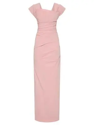Rachel Gilbert Salma Draped Gown - Pink