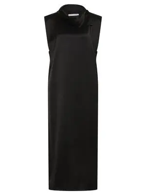 Rachel Gilbert Leeta Draped Midi Dress - Black