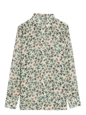SENSI STUDIO Printed Chiffon Shirt