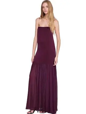 ANINE BING Clementine Maxi Dress Fig