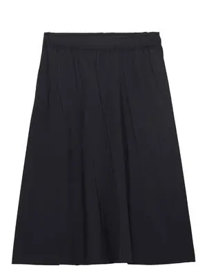 Prada Light Wool Midi Skirt - Blue