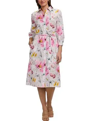 Foxcroft Esther Floral Print Dress - Multi