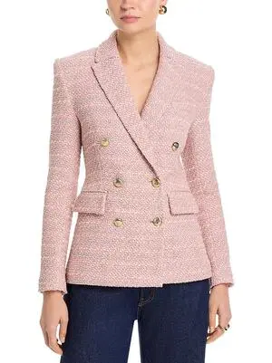 Generation Love Arielle Tweed Blazer Pink Multi