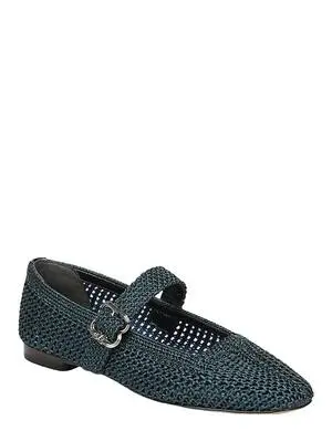 Sam Edelman Michaela Knit Flats - Metallic Navy