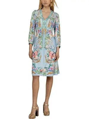 Hale Bob Sariah Jersey Midi Dress - Blue