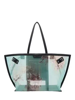 Proenza Schouler Days Carryall Large Printed Tote Bag - Verdigris