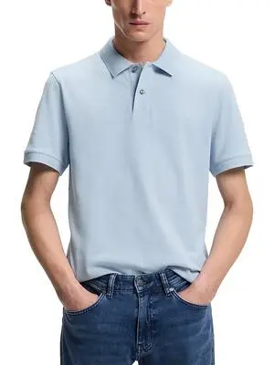 BOSS Pallas Polo Shirt - Light Pastel Blue