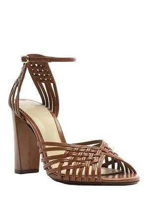 ALEXANDRE BIRMAN Lillian Leather Sandals - Espresso