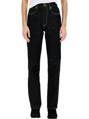 SLVRLAKE London High-rise Straight Jeans - Empty Sky