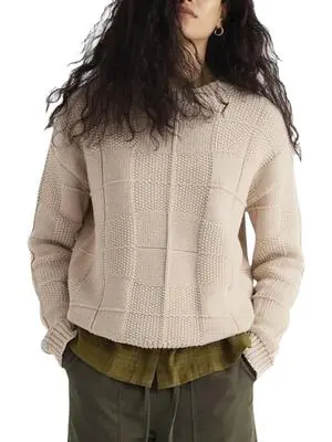 SEASALT CORNWALL Hedge Rock Sweater - Aran