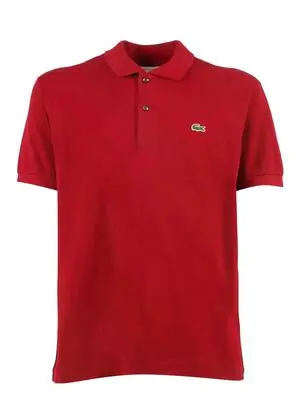 Lacoste Short Sleeve Polo Shirt Red