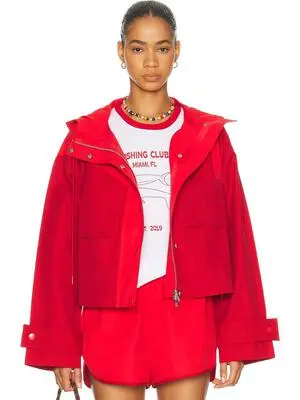 Staud Alta Jacket Cardinal