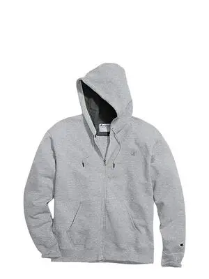 Champion Hooded Zip-up Jacket - Grey