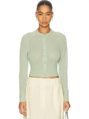 RE/DONE Slim Cashmere Cardigan - Melon