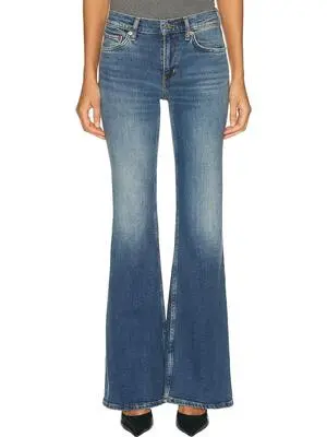 RE/DONE The Strutter Wide Leg & Flare Jean - Sonoma Indigo