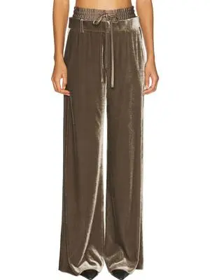 Monse Combo Double Waistband Trouser - Teak