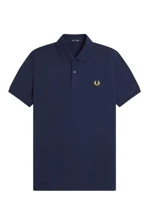 Fred Perry Polo With Logo - Blue