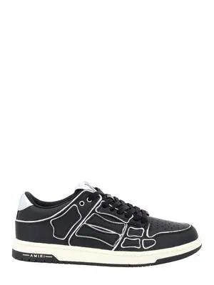 Amiri Skel Top Low Sneakers - Black