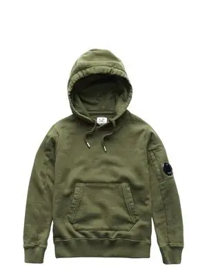 C.P. COMPANY Hooded Sweatshirt With Logo - Green