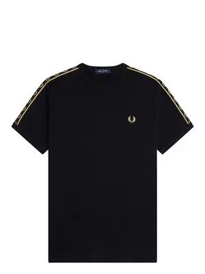 Fred Perry T-shirt With Logo - Black
