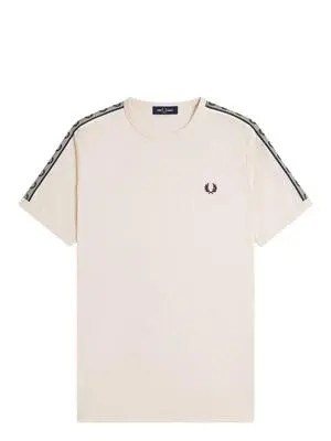 Fred Perry T-shirt With Logo - Ivory