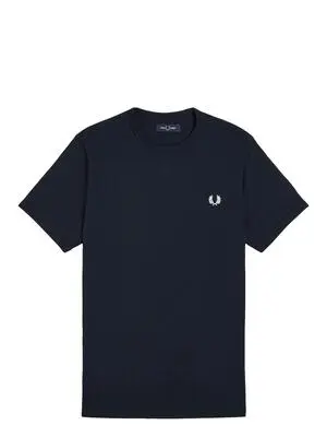 Fred Perry T-shirt With Logo - Blue