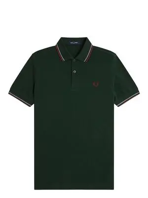 Fred Perry Polo With Logo - Green