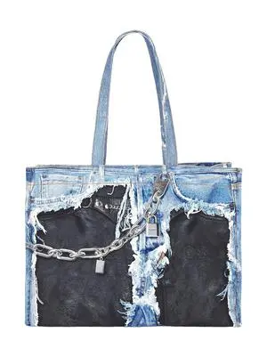Acne Studios Logo Shopper Bag - Mid Blue