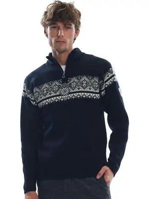 DALE OF NORWAY Moritz Sweater - Black/off White/dark Charcoal
