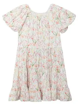 MABEL + HONEY Print Short Sleeve Dress - Floral