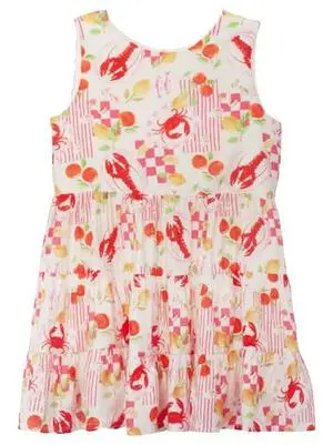 MABEL + HONEY Sleeveless Printed Dress - Pink