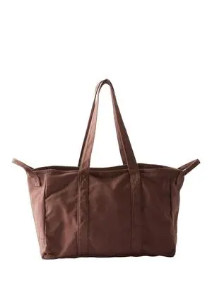 Cotton:on Body Canvas Tote Chocolate