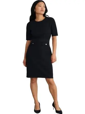 HOBBS LONDON Petra Knitted Dress - Hobbs Navy