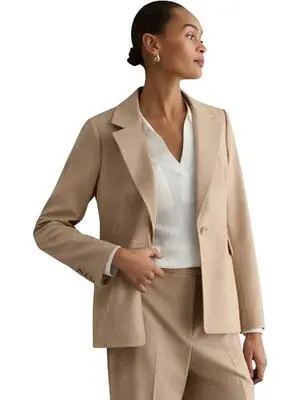 HOBBS LONDON Ashleen Single-breasted Blazer - Neutral