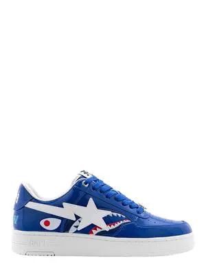A BATHING APE A Bathing Ape Bape Sta #3 Shark Sneakers Blue