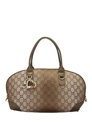 GUCCI GG Lurex Heartbit Handbag