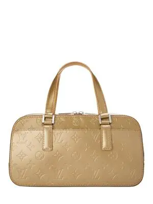 LOUIS VUITTON Monogram Vernis Mat Shelton - Beige