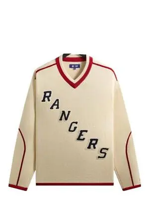 Kith X New York Rangers Beau Sweater - Sandrift