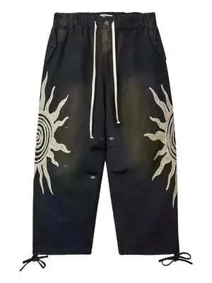 VALE FOREVER Sun Graphic Trousers - Black