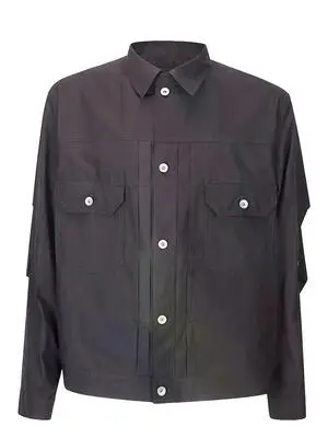 Sacai Typewriter Shirt Jacket - Grey