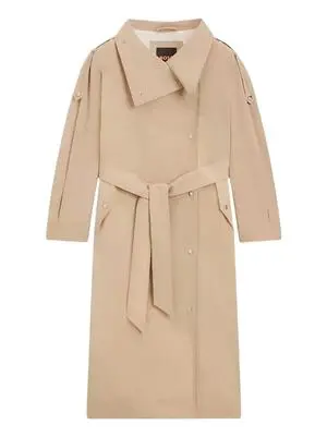 BOSS Belted Coat - Neutrals