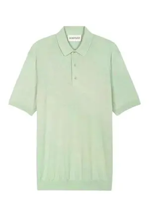 Eric Bompard Knitted Polo Shirt - Green