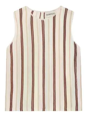 Eric Bompard Striped Knit Top - Neutrals