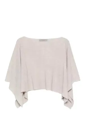 D.exterior Boat-neck Bolero - Neutrals