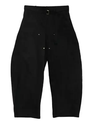 Sacai X Carhartt Wip Belted Trousers - Black