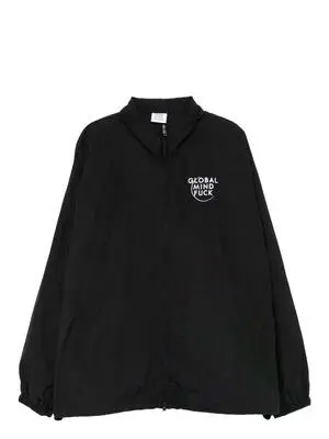 Vetements Logo-embroidered Jacket - Black