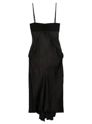 Rick Owens Sleeveless Midi Dress - Black