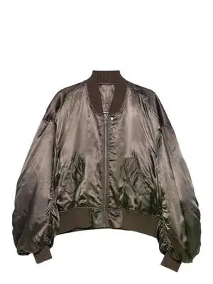 Rick Owens Zip-up Bomber Jacket - Brown