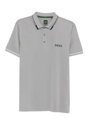 BOSS Paul Pro Polo Shirt - Grey