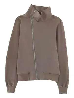 Rick Owens Long-sleeve Zip-fastening Sweater - Neutrals